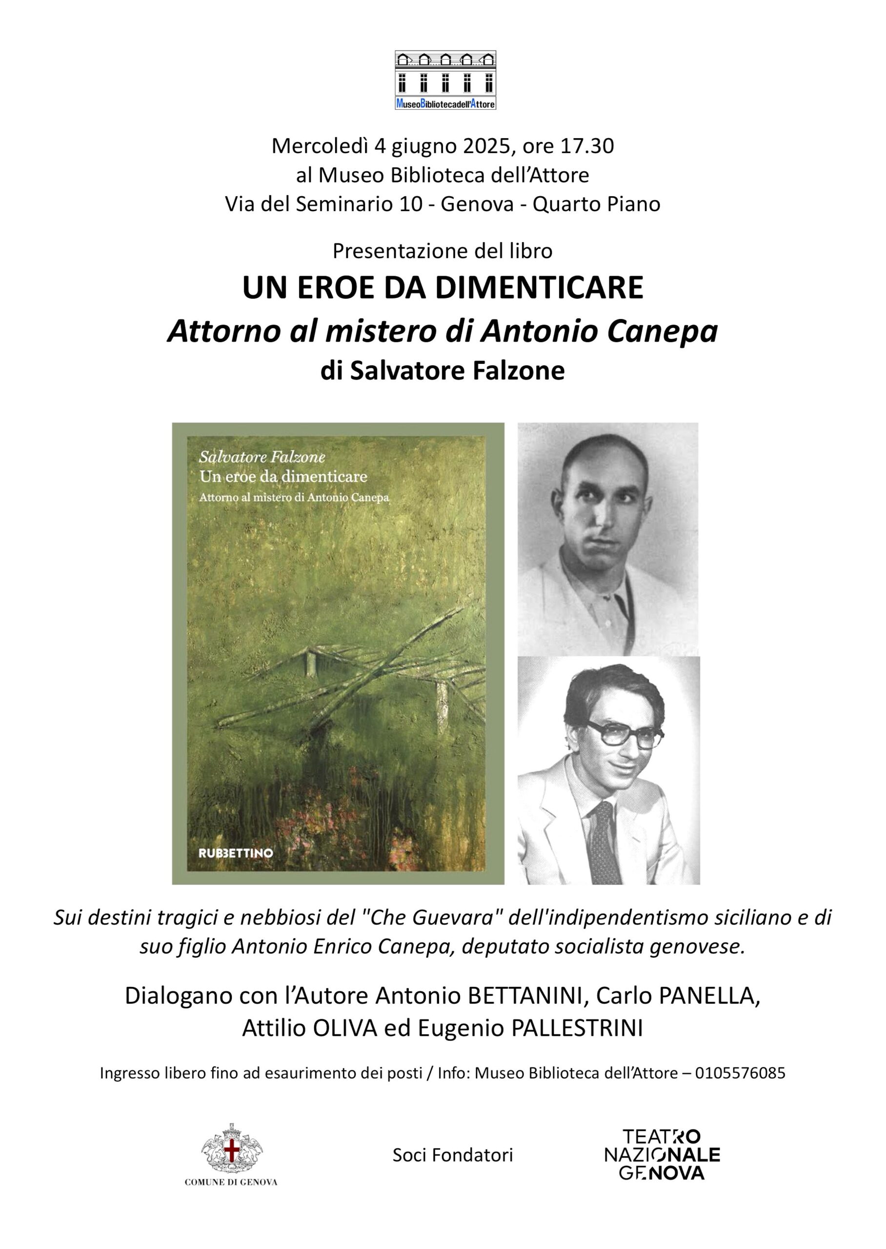 Un eroe da dimenticare, di Salvatore Falzone | Museo Biblioteca dell'Attore